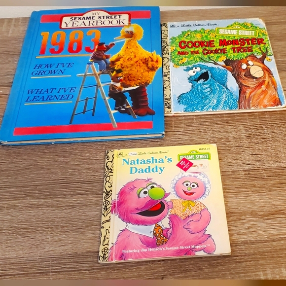 Sesame Street | Toys | Sesame Street Kids Book Set Of 3 Vintage 9771993 ...